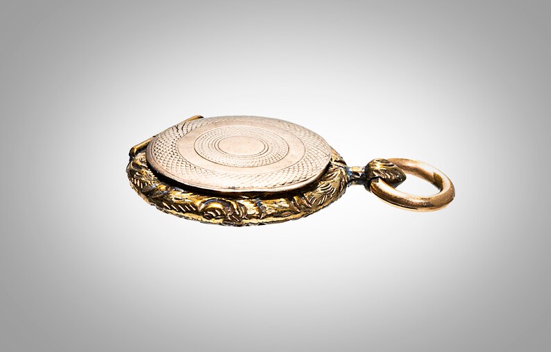 Pre Civil War Locket Woven Hair - Etsy
