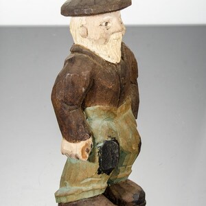 Folk Art Carved Wood Standing Man Figure 6" - Etsy
