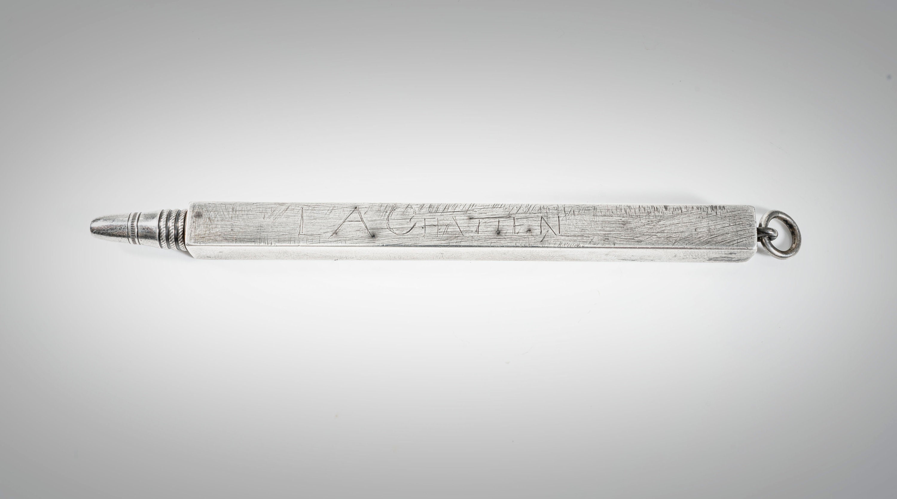 Sterling 12" Ruler Telescoping Mechanical Pencil for Chatelaine 1897 ...