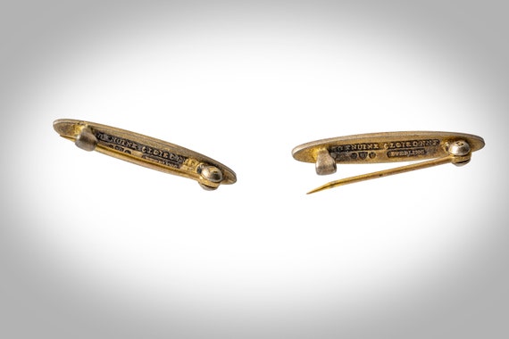 pair Watson Co sterling cloisonné enameled lingerie p… - Gem