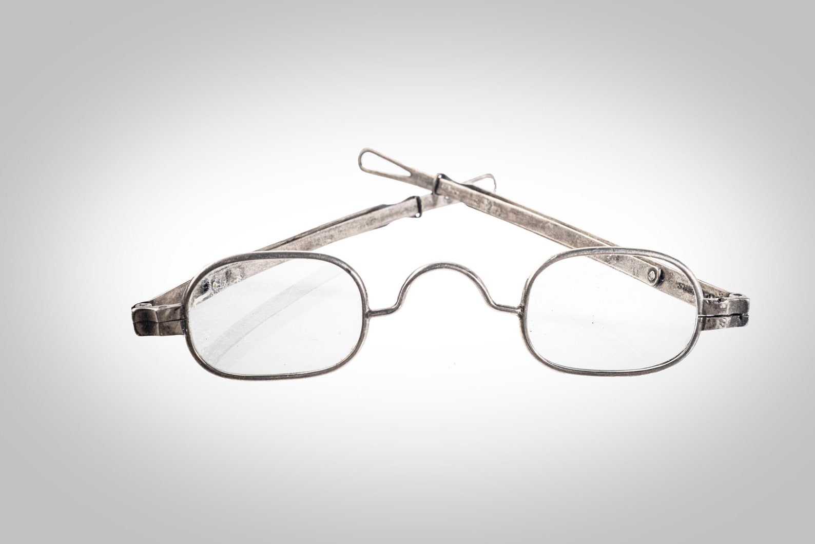 J Peters coin silver sliding temples eyeglasses spectacles | Etsy