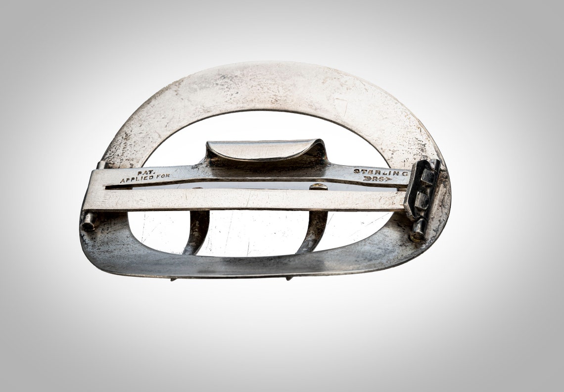 Large Reeves Silcocks & Co Sterling Sash Buckle - Etsy
