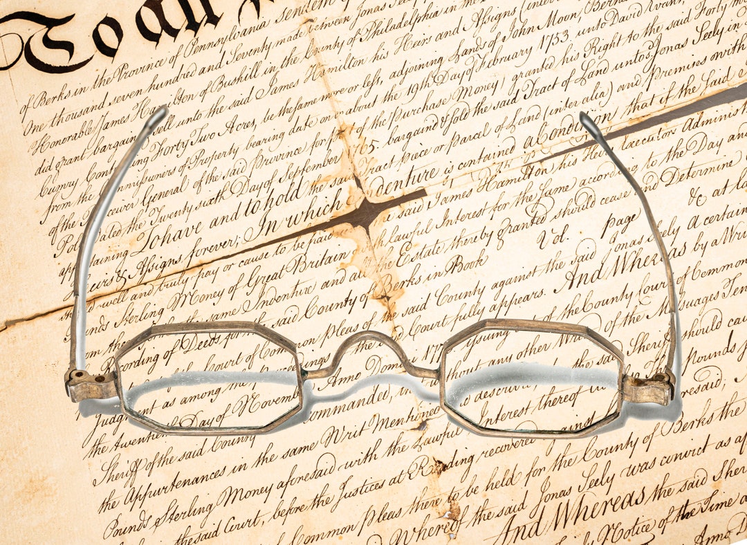 F & Co Coin Silver Eyeglasses Spectacles From Pre Civil War Era - Etsy