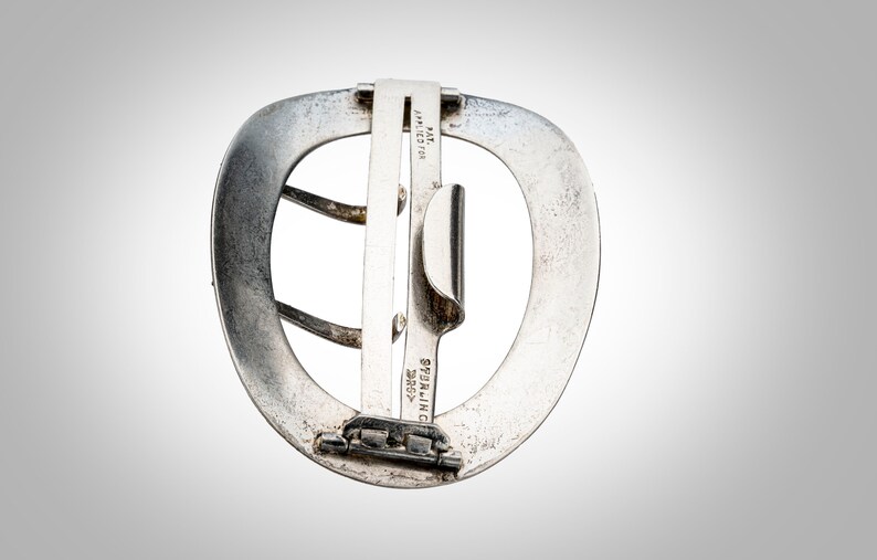 Large Reeves Silcocks & Co Sterling Sash Buckle - Etsy