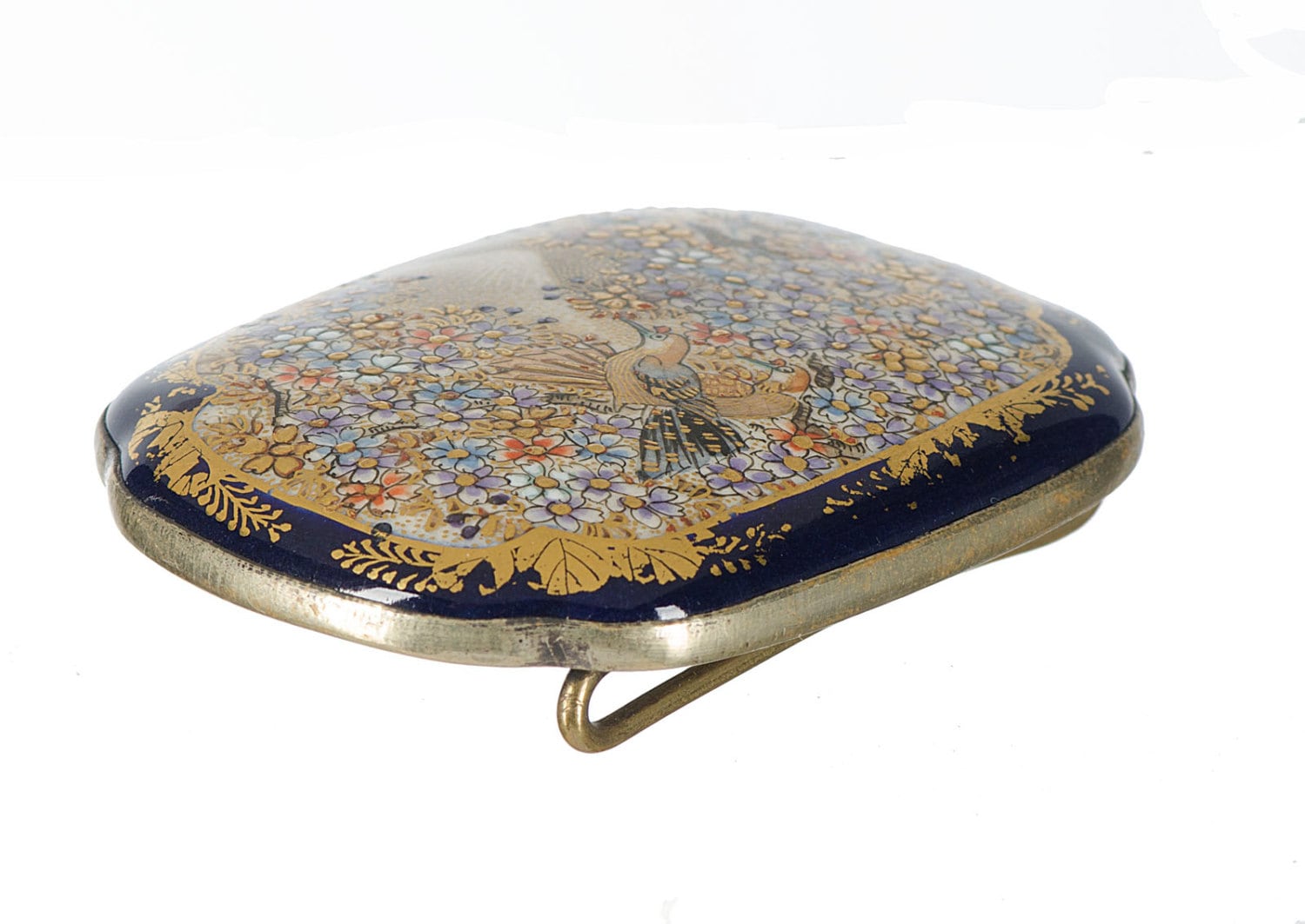 Large Finely Painted Japanese Satsuma Buckle Circa 1890 Meiji Period - Etsy