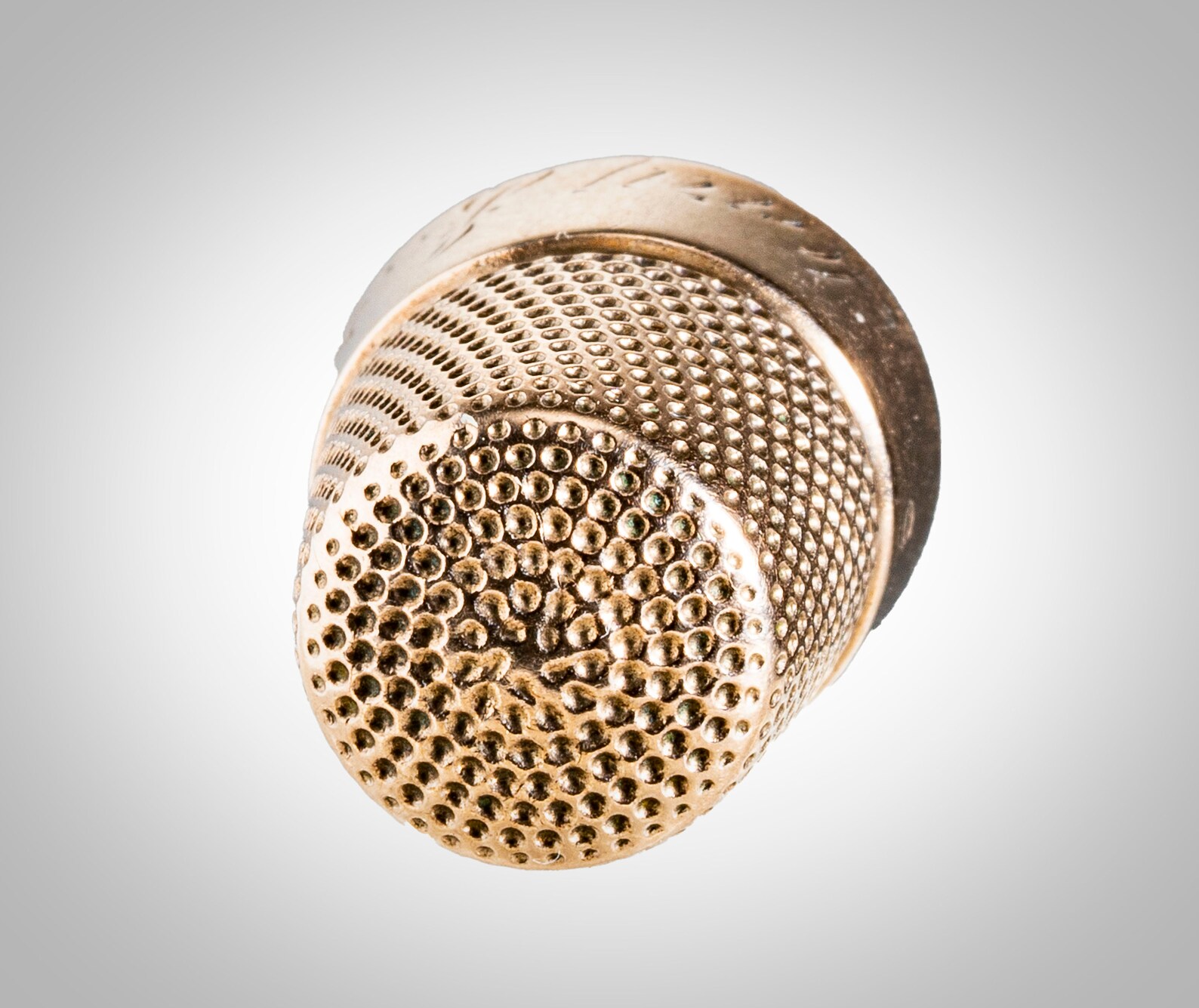 14k Yellow Gold Simmons Size 6 Thimble - Etsy