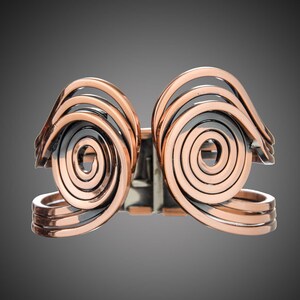Rame Copper Spring Hinged Cuff Bracelet in Fabulous Condition - Etsy