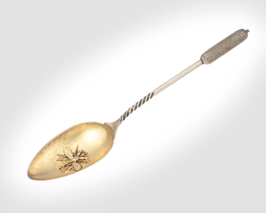 Finck Sterling Figural Spoon Spoon Insect & Cattail - Etsy