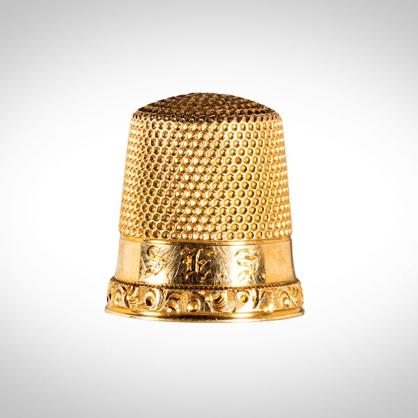 Gold Thimble - Etsy