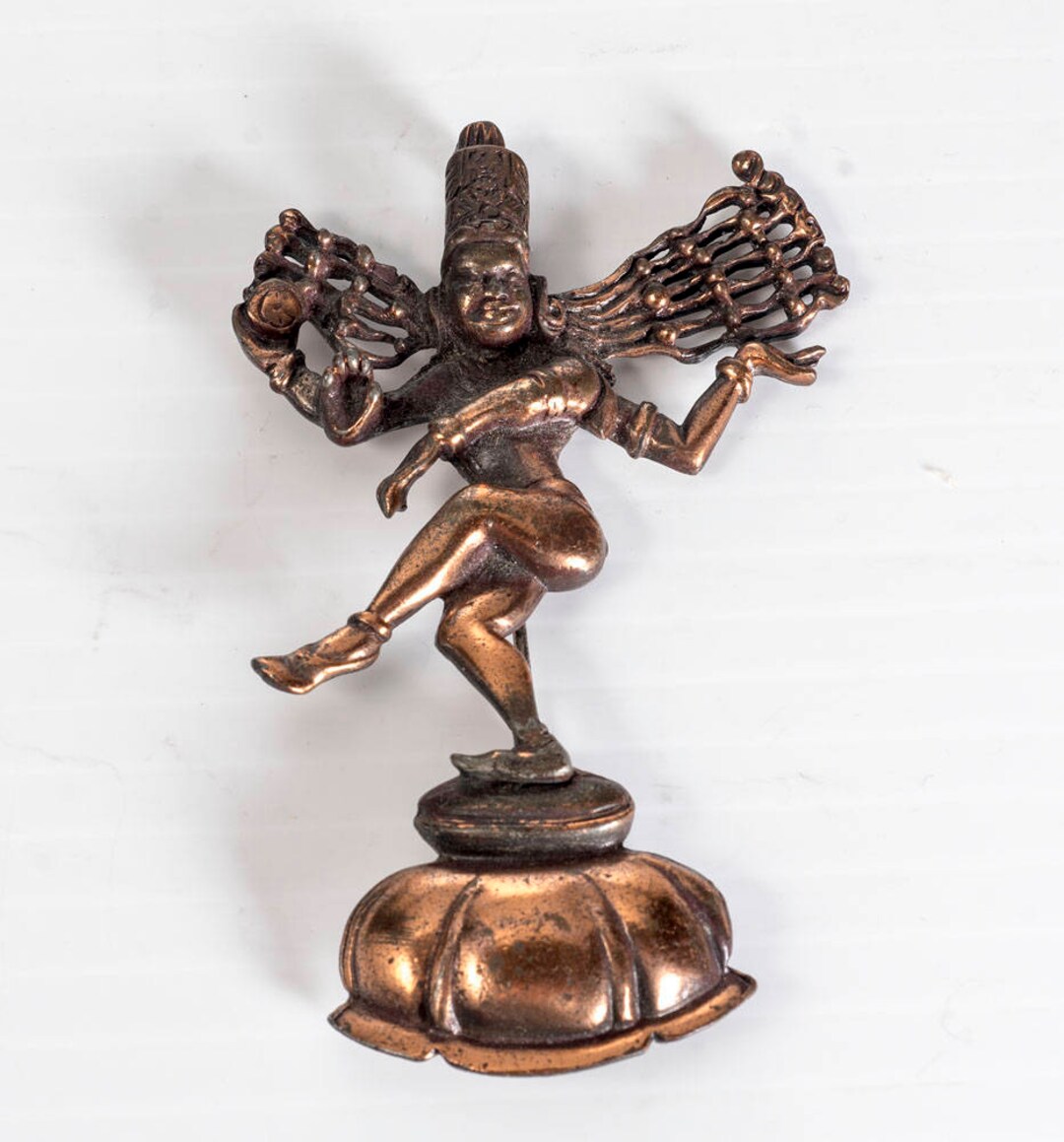 Copper Coated Hindu Deity Brooch - Etsy