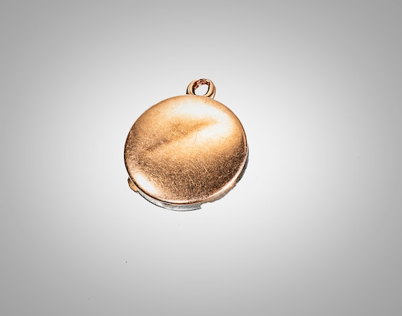 Victorian 14k & platinum locket - Gem