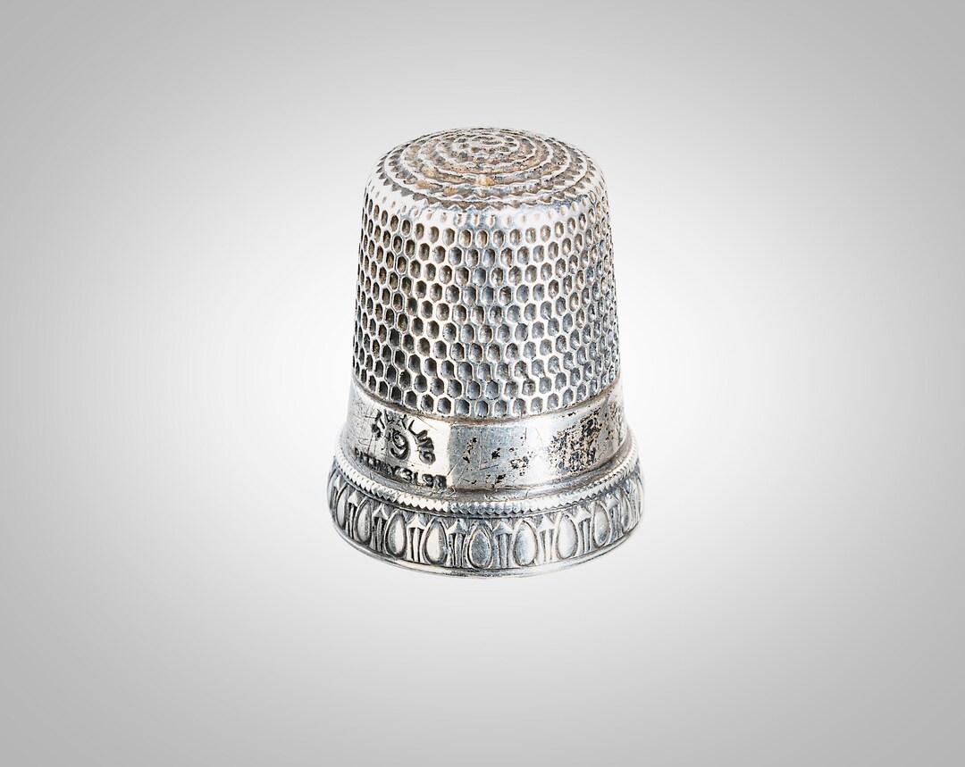 Sterling Simons Bro Priscilla Pattern Thimble Size 9 - Etsy