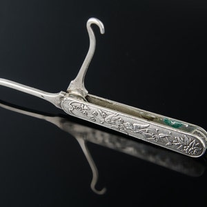 Gorham Sterling Double Folding Button Hook Aesthetic Design Victorian ...