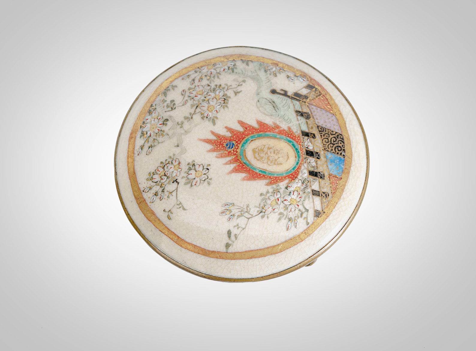 Large Japanese Satsuma Buckle Unusual Subject - Etsy