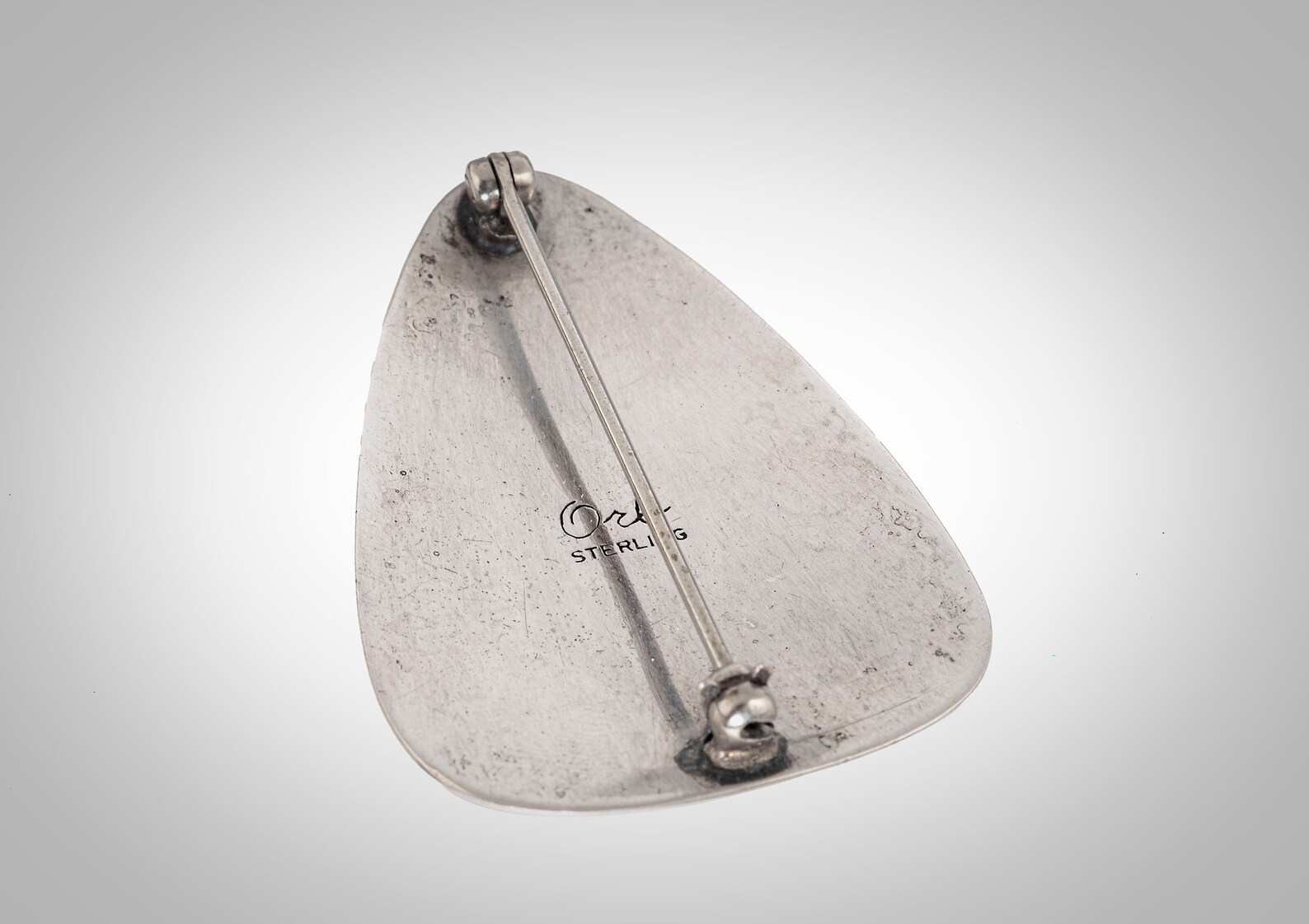 Orb Sterling Modernist Brooch Otto Robert Bade - Etsy