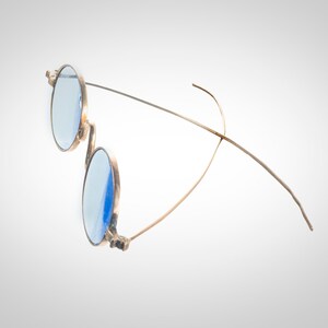 Antique 10k Solid Gold Blue Lens Eyeglasses Spectacles Circa 1880's - Etsy