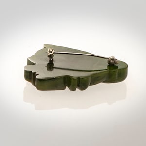 Carved Green Bakelite Buddha Brooch - Etsy