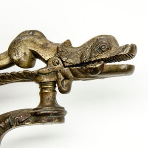 Antique Large Brass Figural Dolphin Shape Sewing Clamp - Etsy