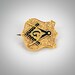 14k Enamel Federal Shield Masonic Brooch W C Doores - Etsy