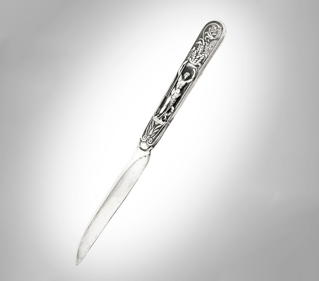 Danish V Christesen 830 Silver Fruit Knife 1888 - Etsy