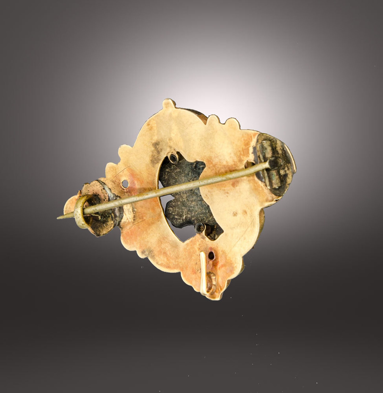 Victorian 14k and Turquoise & Pearl Rococo Brooch Circa 1850 - Etsy