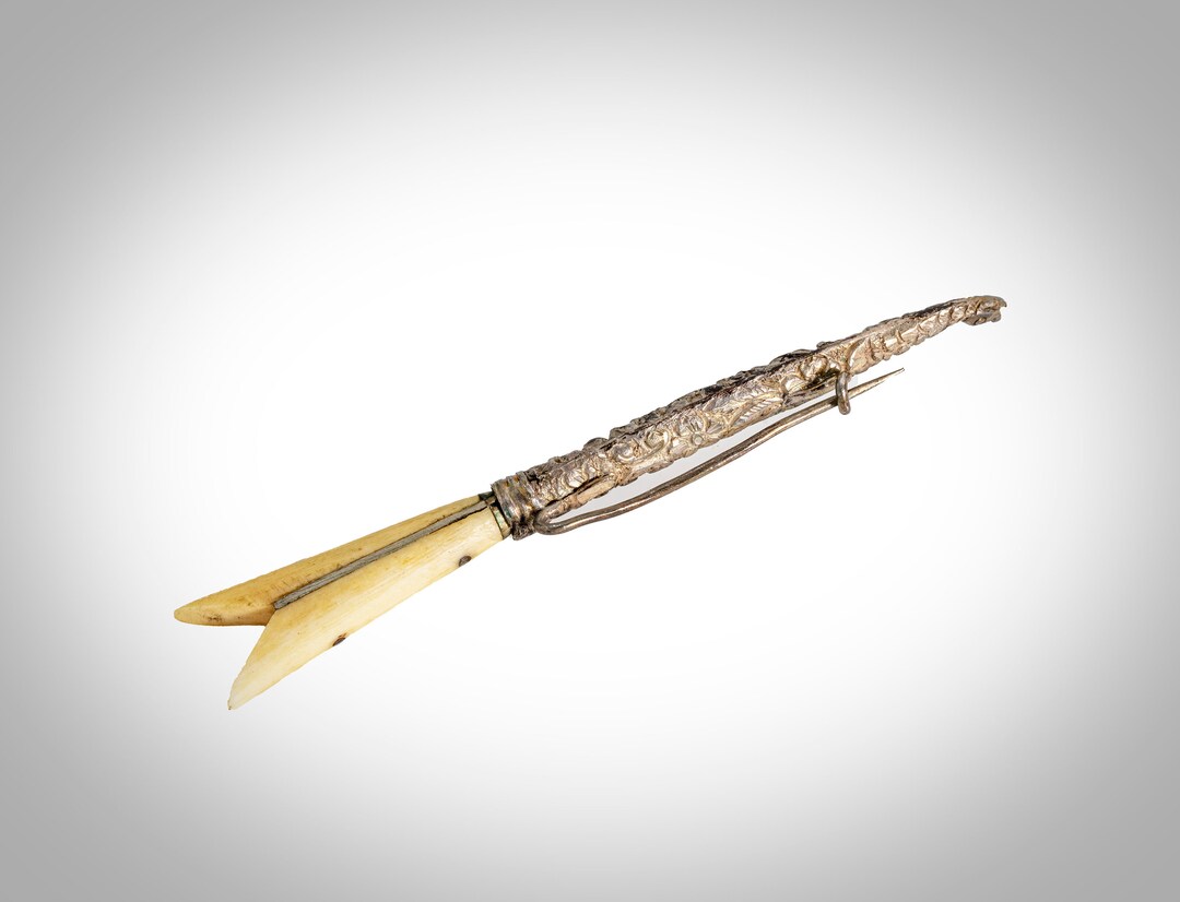 Miniature Bali Sword Brooch W/fancy Scabbard With Dragon Head Tip - Etsy