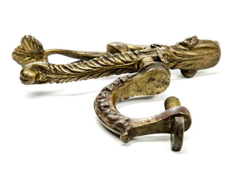 Antique Large Brass Figural Dolphin Shape Sewing Clamp - Etsy