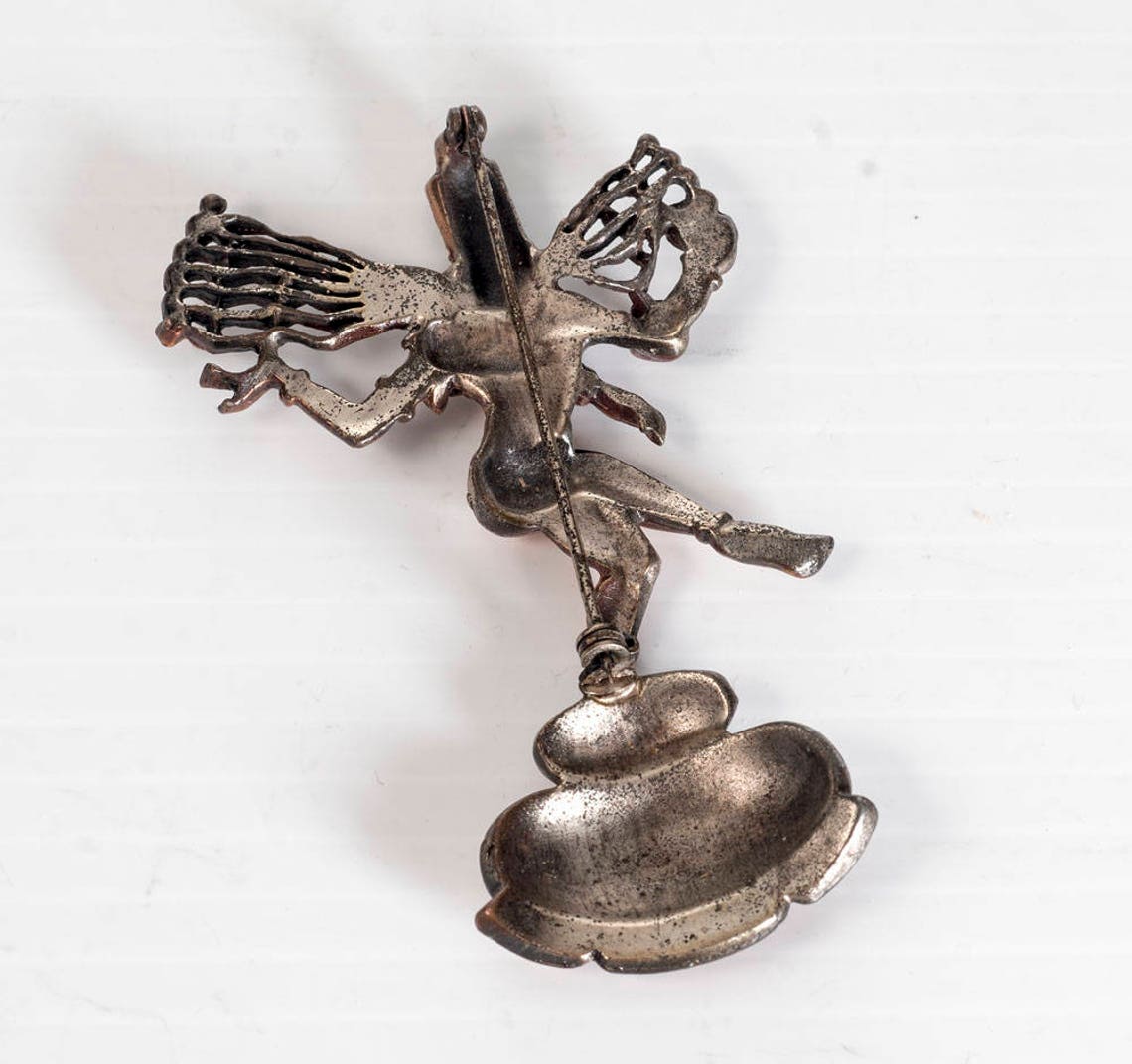 Copper Coated Hindu Deity Brooch - Etsy