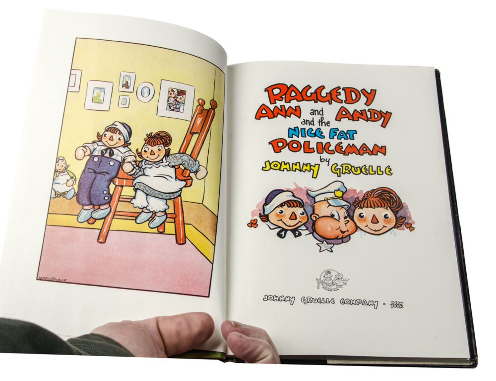 Raggedy Ann and Andy & the Nice Fat Policeman, Johnny Gruelle 1942 - Etsy