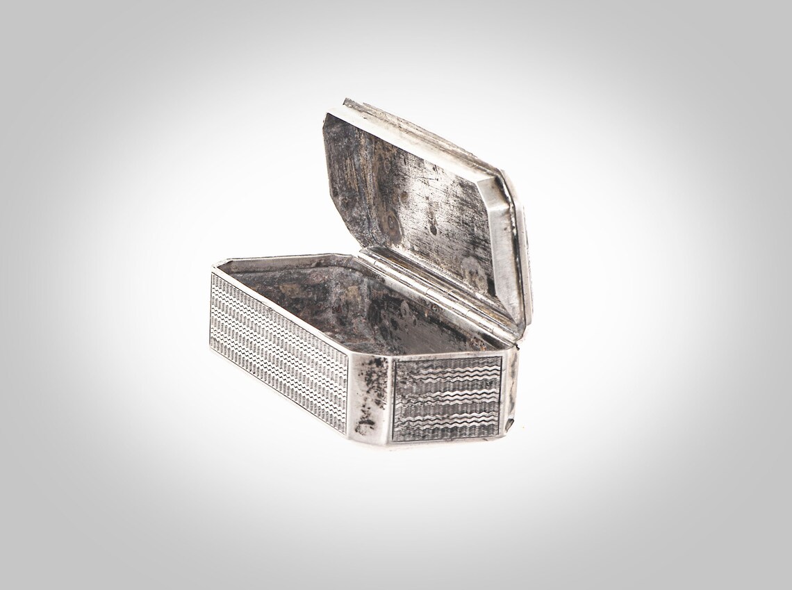 Silver 4 Horses Engraved Snuff Box Germany - Etsy