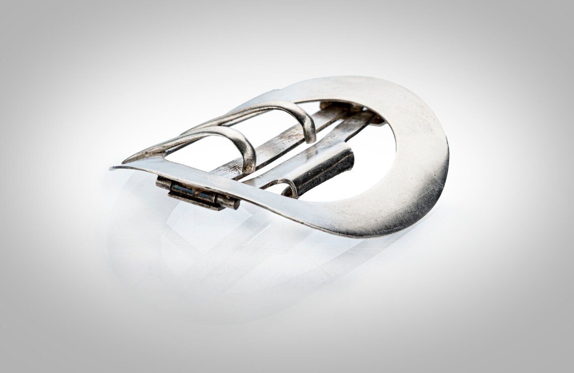 Large Reeves Silcocks & Co Sterling Sash Buckle - Etsy