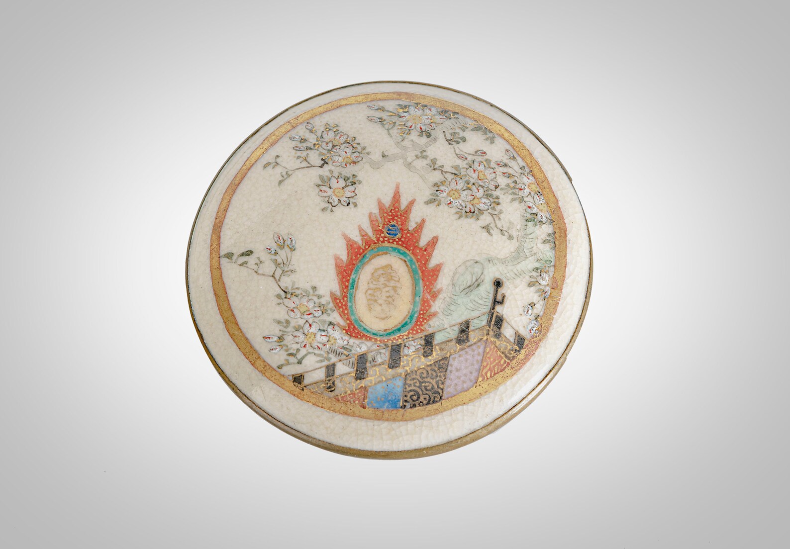 Large Japanese Satsuma Buckle Unusual Subject - Etsy
