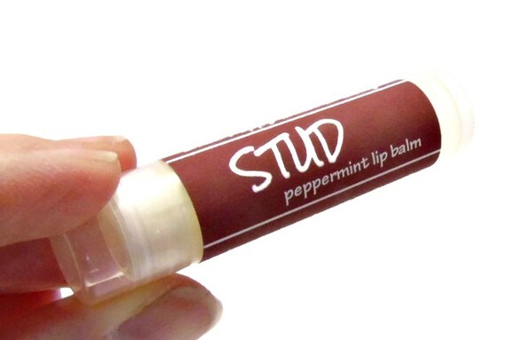 Stud Lip Balm Peppermint Chapstick Boyfriend Gift - Etsy