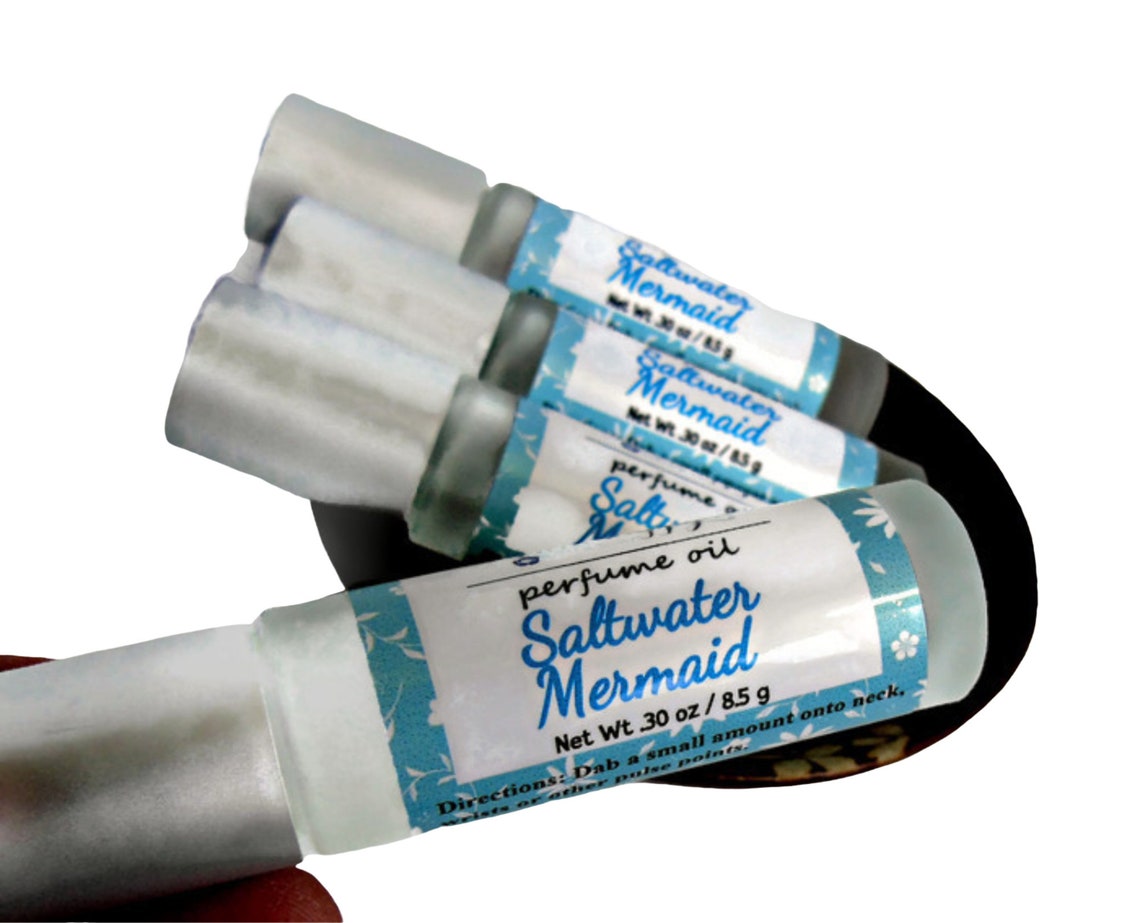 Saltwater Mermaid Perfume Water Ocean Scented Roll on - Etsy