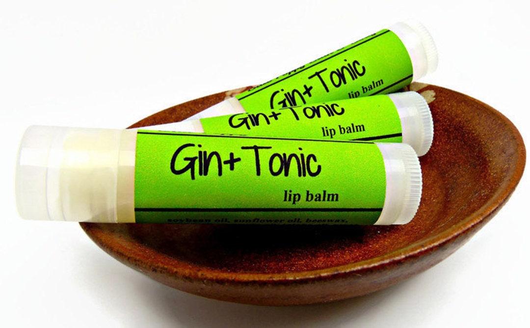 Gin & Tonic Lip Balm, Cocktail Chapstick, Drink Inspired Lip Balm - Etsy