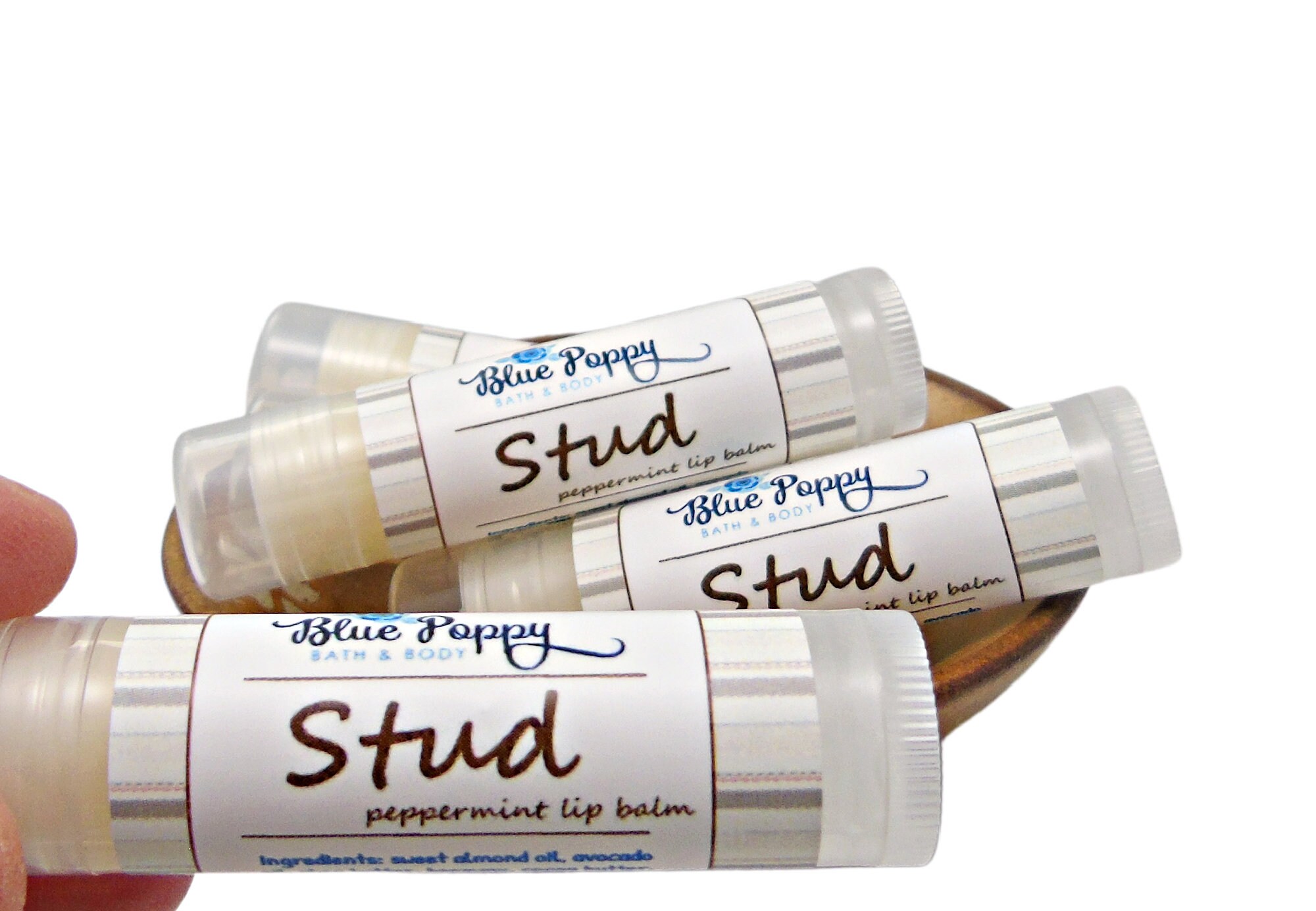 Stud Lip Balm Peppermint Chapstick Boyfriend Gift Fathers - Etsy