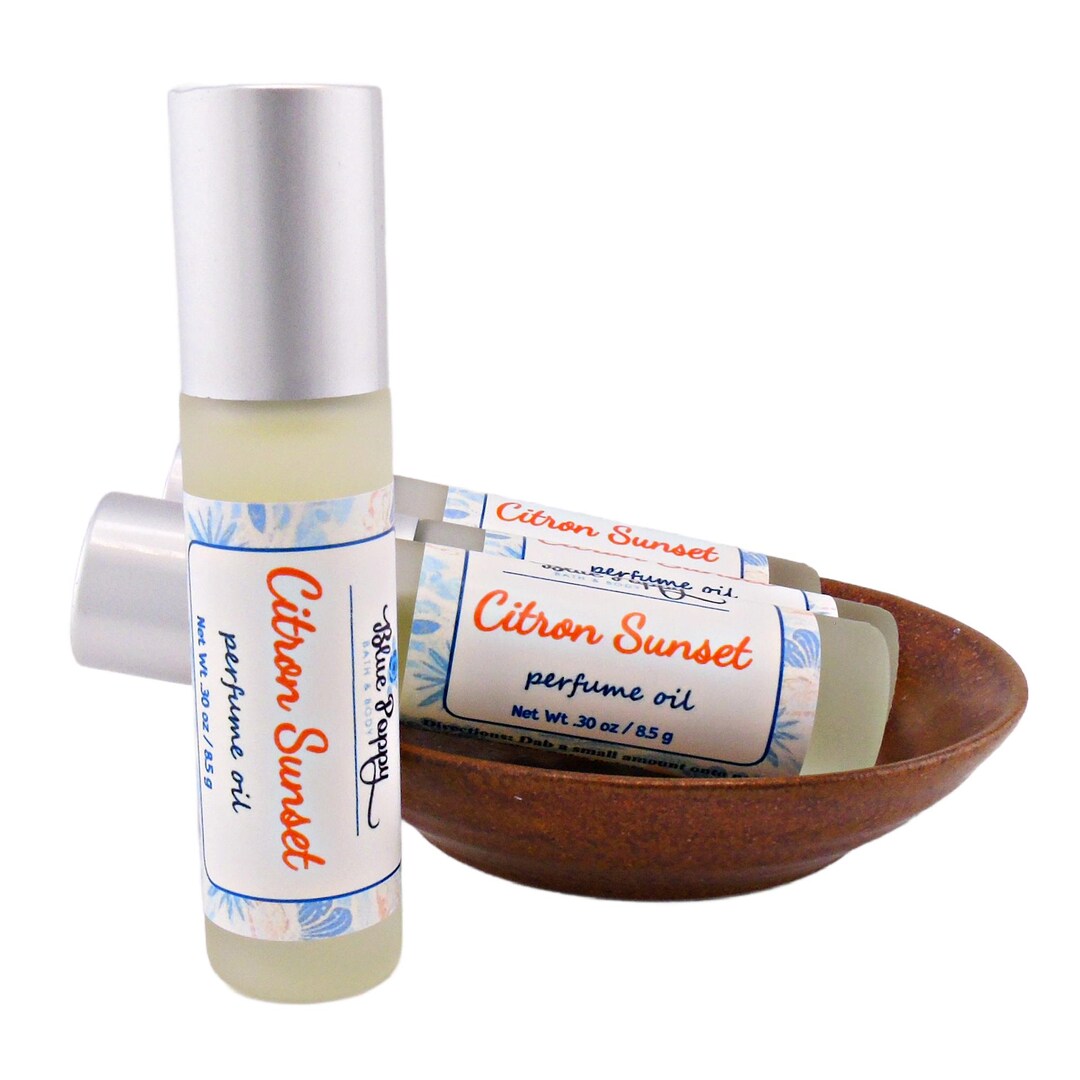 Citron Perfume Roller, Citrus Fragrance Scent - Etsy