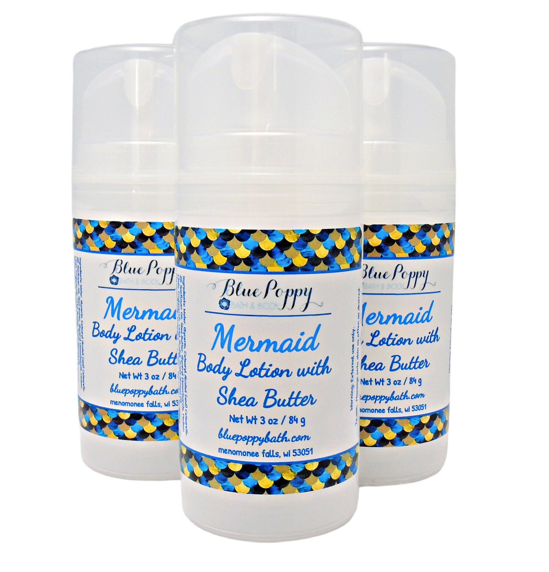 Mermaid Body Lotion Skin Moisturizer, Sea Salt Driftwood Ocean Scent - Etsy