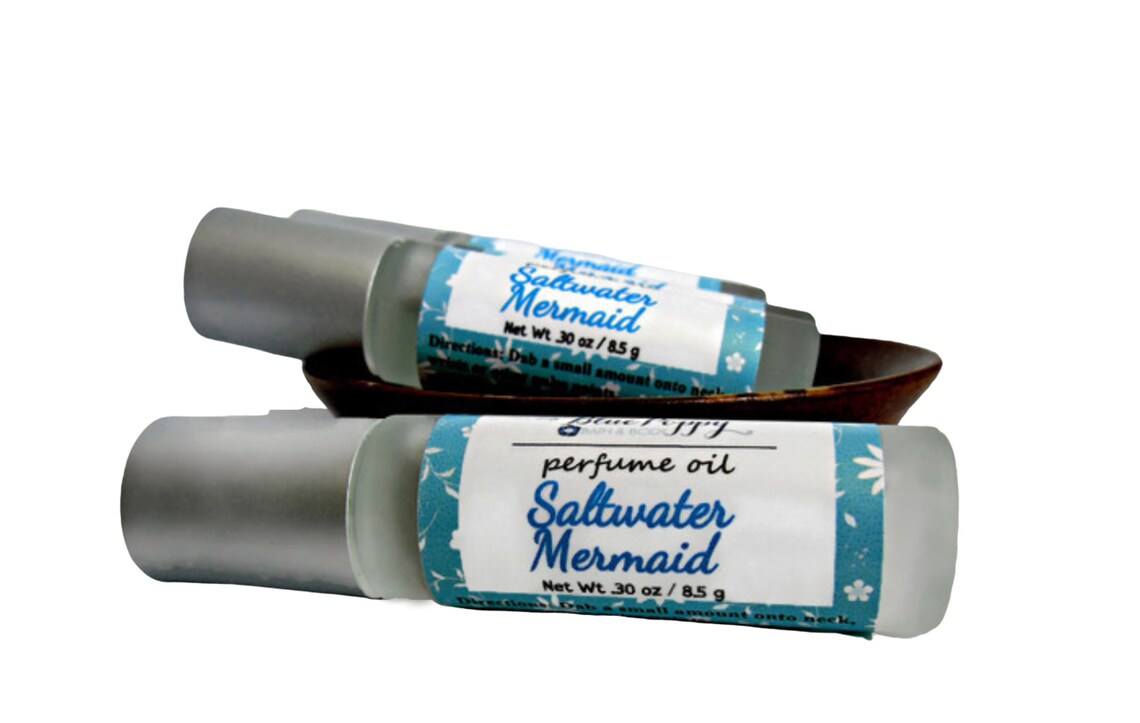 Saltwater Mermaid Perfume Water Ocean Scented Roll on - Etsy