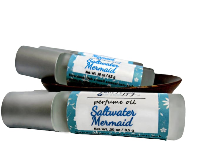 Saltwater Mermaid Perfume Water Ocean Scented Roll on | Etsy
