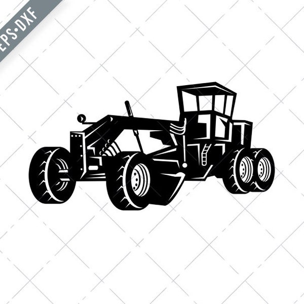 Road Grader Dxf - Etsy