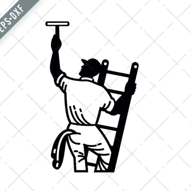Windows Cleaner Logo - Etsy UK