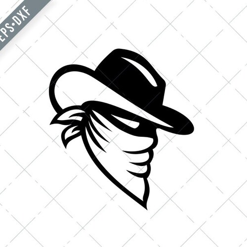 Bandit Wearing Mask SVG bandit Svg-outlaw Cut File-bandit - Etsy