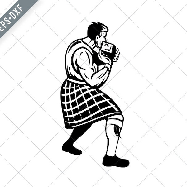 Scottish Highlander Svg - Etsy
