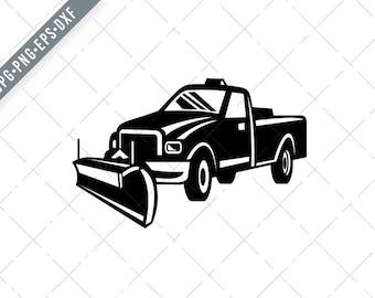Snow Plow Truck Png | Etsy