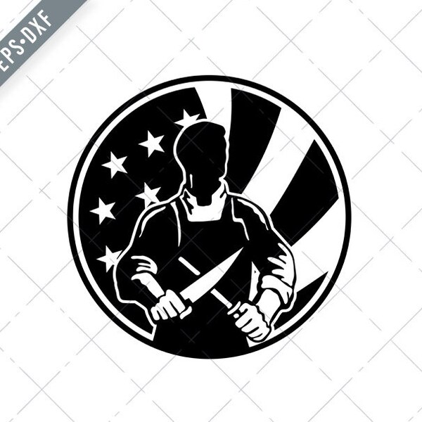 Butcher Knife Svg - Etsy