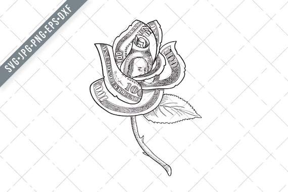 Money Rose Sketch