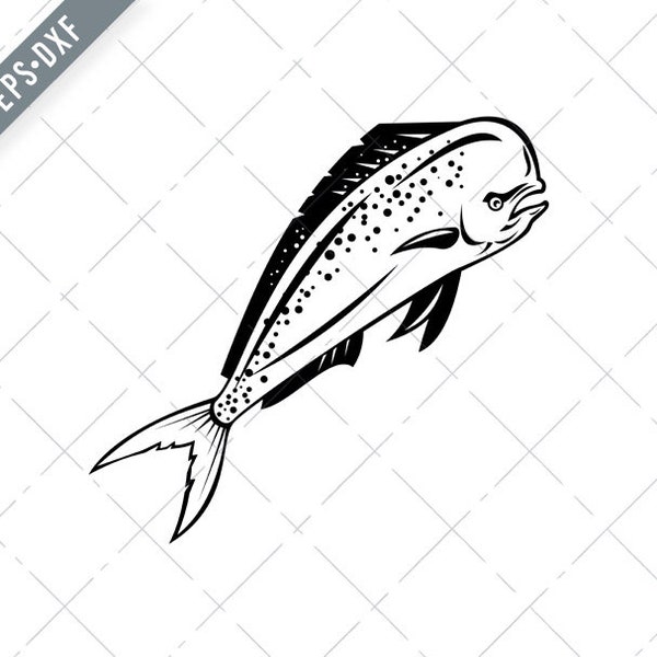 Mahi Mahi Dxf - Etsy