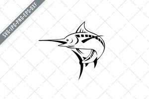 Marlin SVG Clipart, Png, Eps, Pdf, Cricut, Studio3, Cricut, Silhouette ...