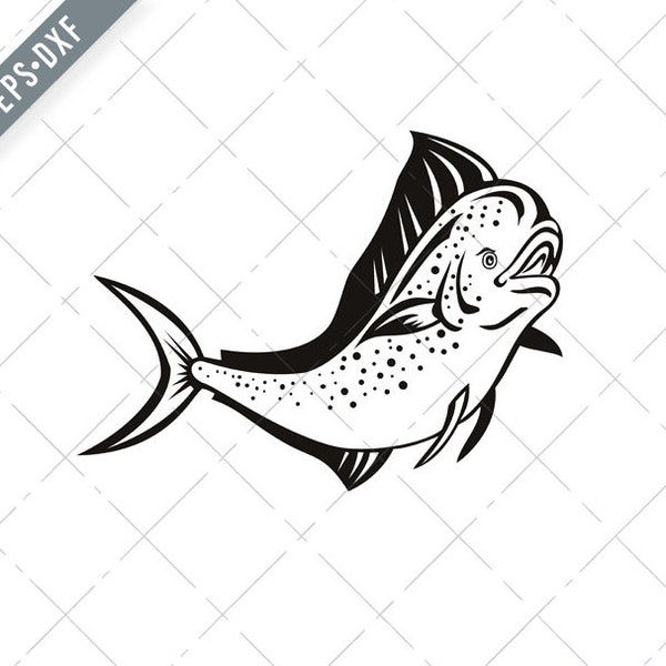 Mahi Mahi Dxf - Etsy